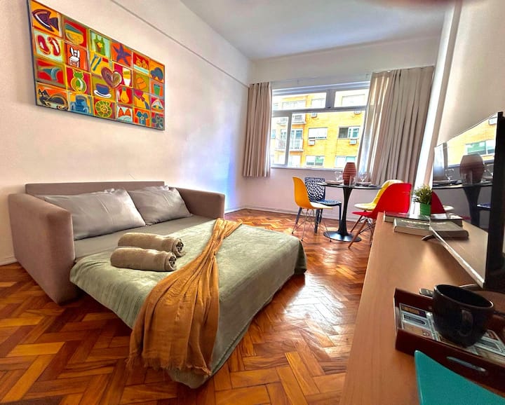 Apto Grande Na Lapa C/vista Arcos Com Vaga Garagem - Rio de Janeiro