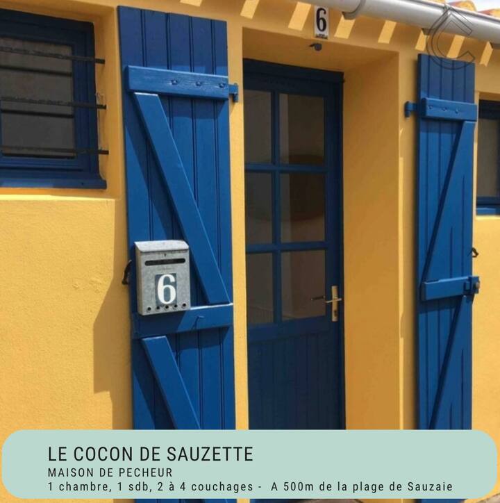 Le Cocon De Sauzette - Maison De Pêcheur - Plage de Saint-Gilles-Croix-de-Vie