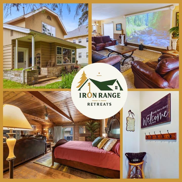 Huge 5-br Home W/ Movie Theater, Arcade, & Patio! - Gilbert, MN