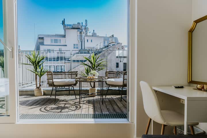 Lux Central Penthouse With 2 Terraces At Belvedere - Vienna