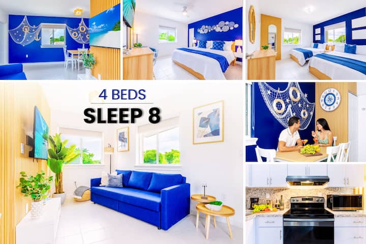 Marina | Top Location | 8ppl | Parking | Laundry - Miami