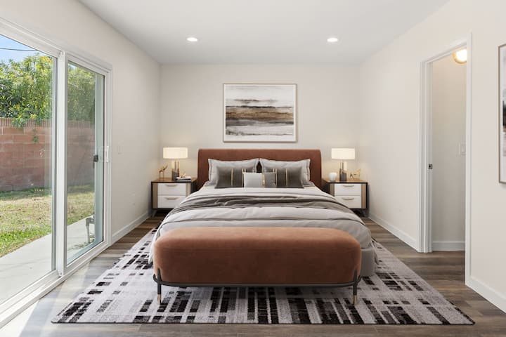 Large, Sunny 1-bed With W/d & Dedicated Workspace - La Palma, CA