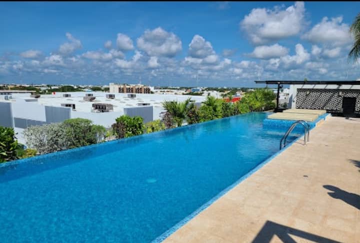 Departamento Moderno Cerca De 5a Avenida - Playa del Carmen