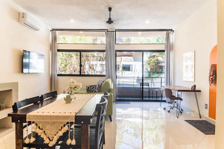 Mountain View Apt W/kitchen & Rooftop Yoga Terrace - Lo de Marcos