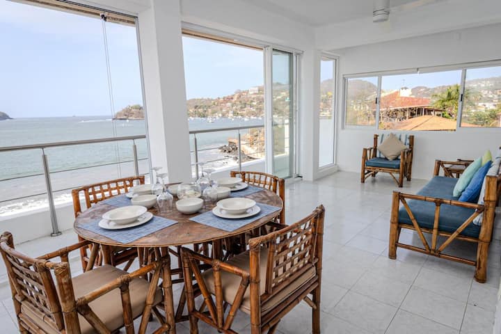 Olas Bungalow At La Madera Beach - Zihuatanejo