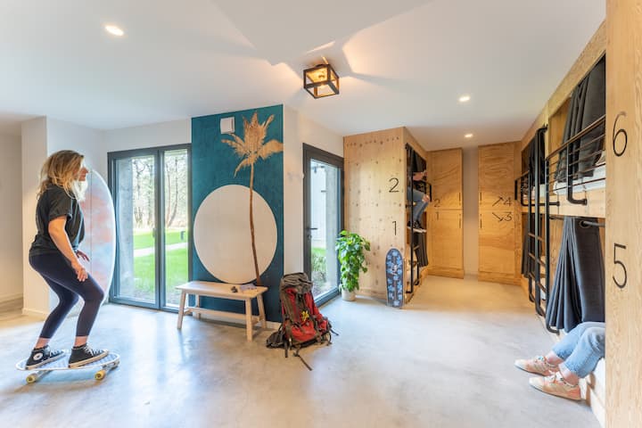 Chambre Privée De 10 Personnes - Sdb Partagée - Seignosse