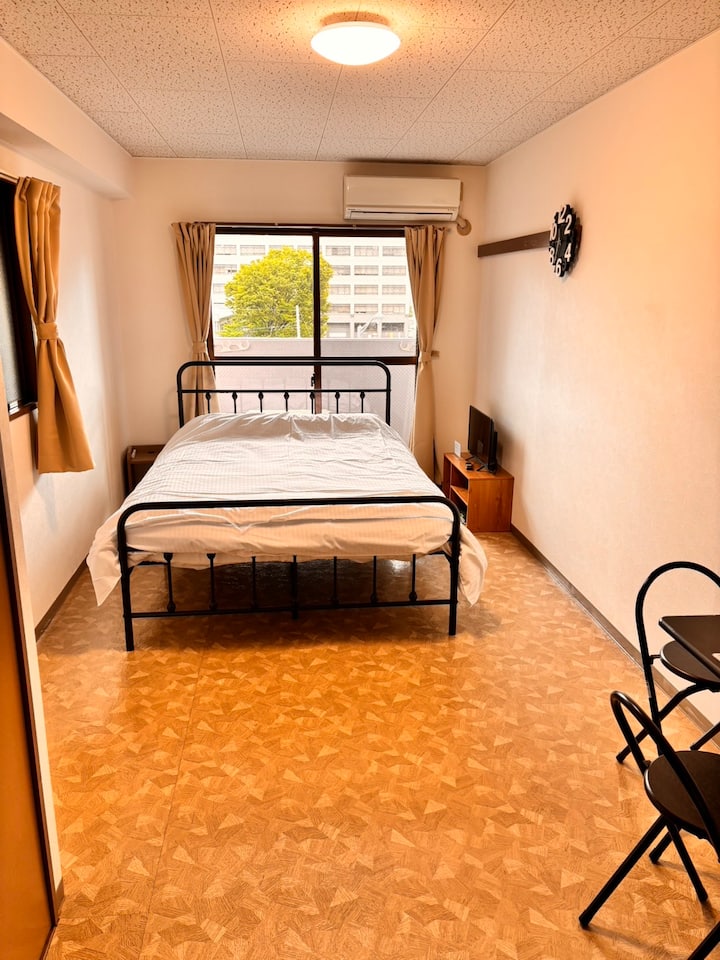 Near Hiroshima Castle&station, Max 2 Guests - Hiroshima