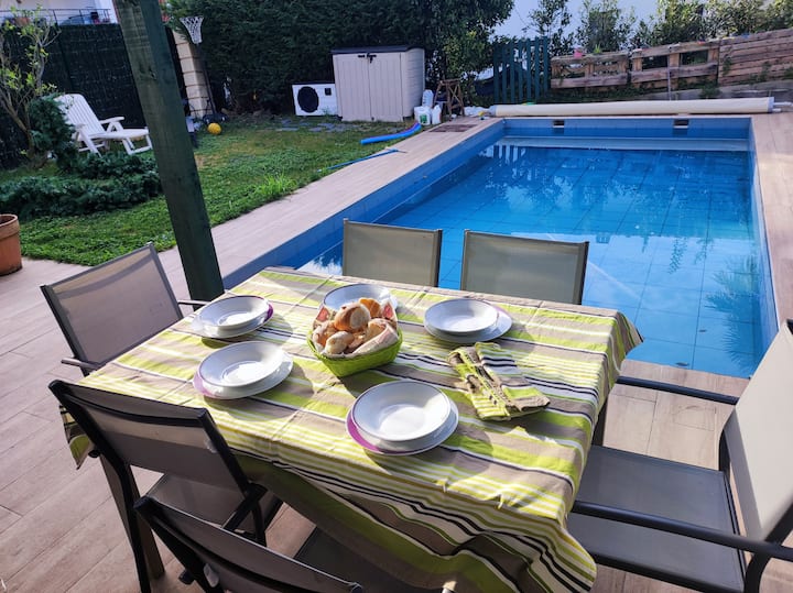 Duplex En Urrugne (Frontera) Con Piscina Y Bbq - Irún