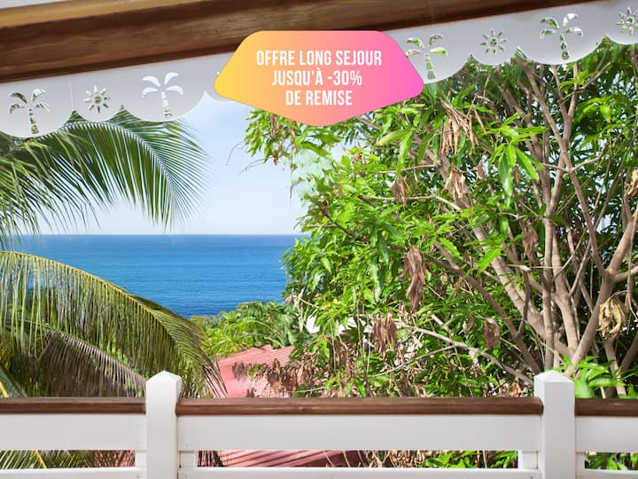 Petite Anse T3 Grande Terrasse Avec Vue Sur Mer - Les Anses-d'Arlet