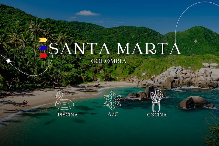 Apartamento Santa Marta, Piscina Playa @Santamarta - Colombia