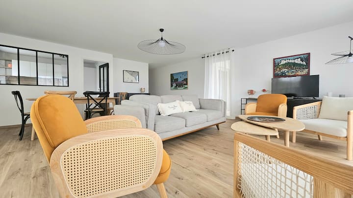 Apt 3* Pontaillac  3chambres- Jardin Parking - Royan