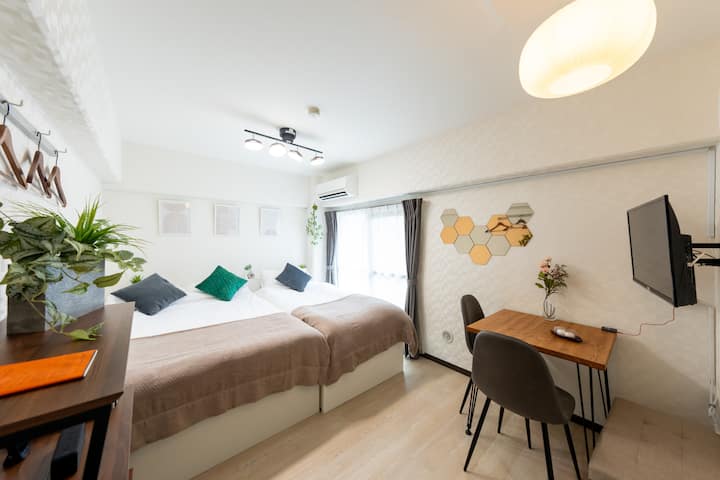 2 Min Subway｜direct To Central｜ Big Bed｜near Donki - 戸田市