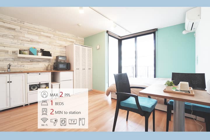 [Nad23] 駅近便利な1部屋まるごと！ 灘駅から徒歩2分 2名様まで宿泊可能 - Kobe