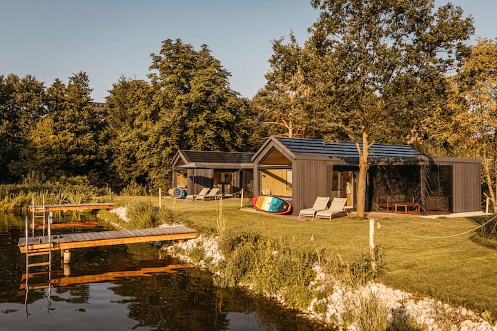 *Lakeside-cabin* Mit Eigenem Whirlpool ⑥ Pet-free - Windischeschenbach