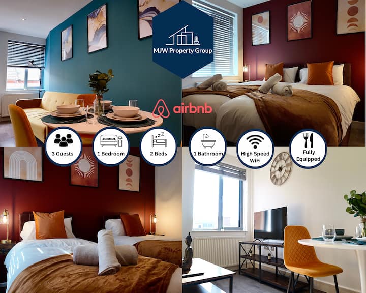 Modern Comfort | 1br Home For 4 | Relax & Unwind - Peterborough, Royaume-Uni