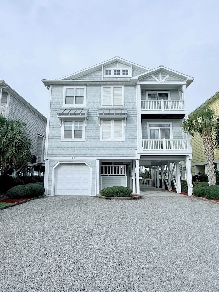 Waterfront 5 Br, Kayaks & Dock , Walk To Beach - Sunset Beach, NC