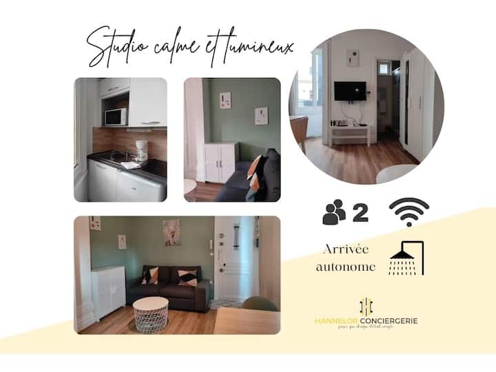 Studio 2 Pers Calme Et Lumineux Rouen Proche Gare - Rouen