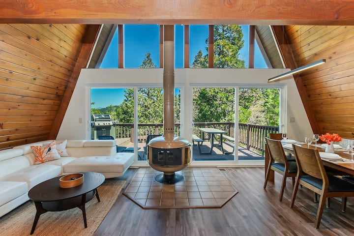 Sky Ridge A-frame | Twin Peaks Escape - Lake Gregory Regional Park, CA