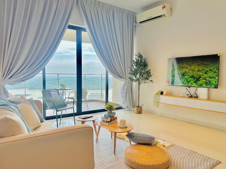 Bay Laurel Ocean Blue Full Seaviewl26 3br@ 8-12pax - Johor