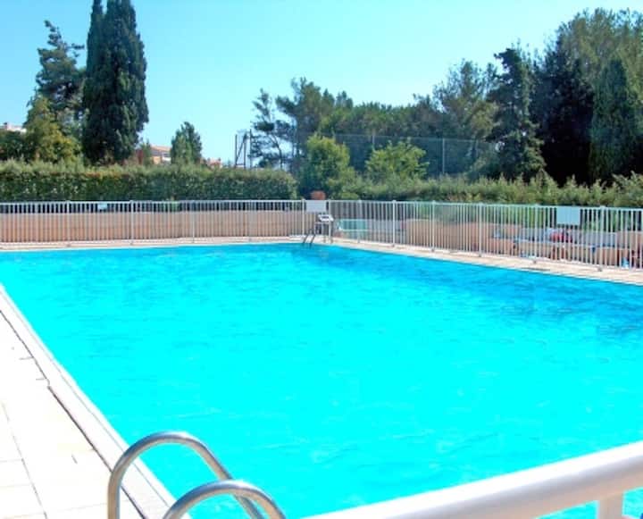 Studio, Vue Mer, Parking, Piscine, Tennis - Agde