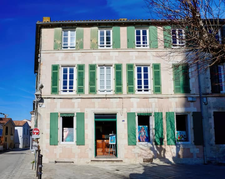 R27 Maison-galerie D’art Face Clocher D’ars-en-ré - Ars-en-Ré