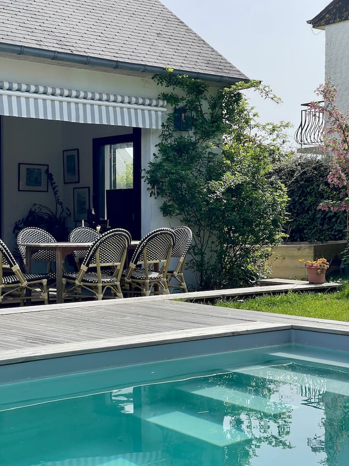 Maison Charmante Avec Piscine - Saint-Lunaire