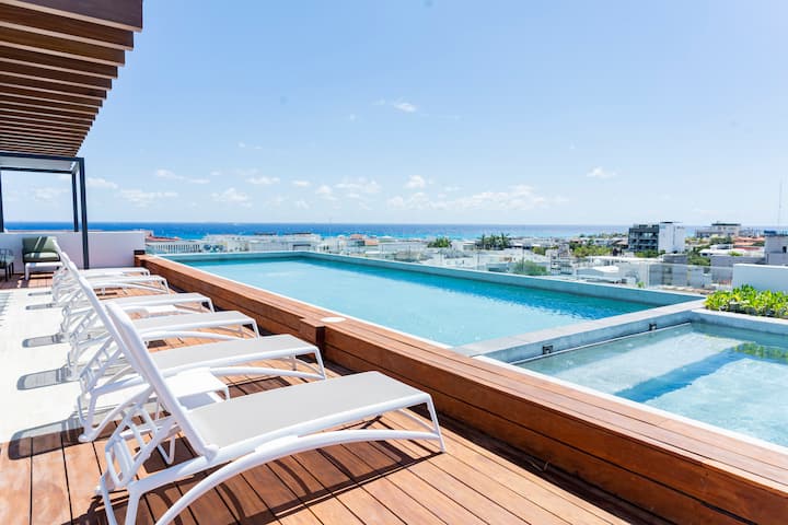 Apartment In Playa Del Carmen - Pool And Jacuzzi! - Playa del Carmen