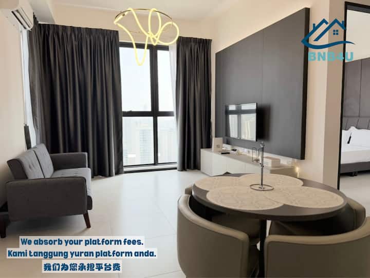 New Minimalist Urban 2br City X Seaview By Bnb4u - 풀라우 피낭