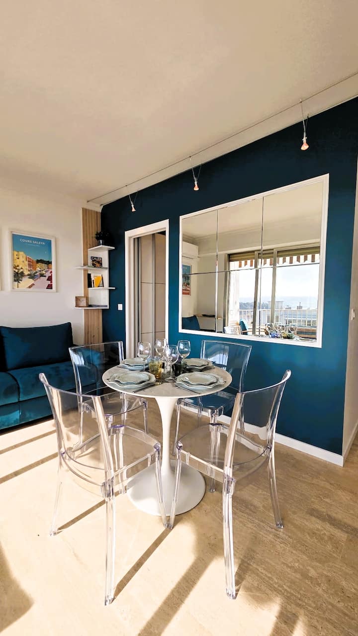 New Appartement, Vue Mer, A/c Et Piscine, Parking - Beaulieu-sur-Mer