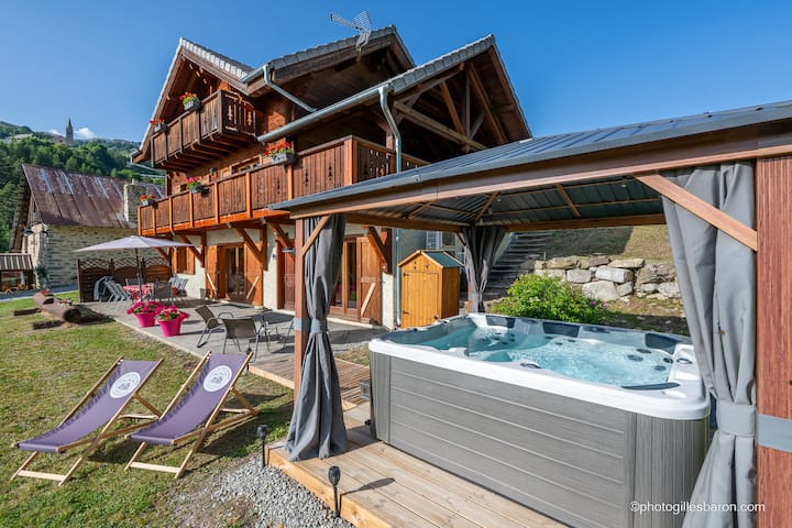 Chalet Au Calme Avec 2 Jacuzzis Privés - Orcières Merlette