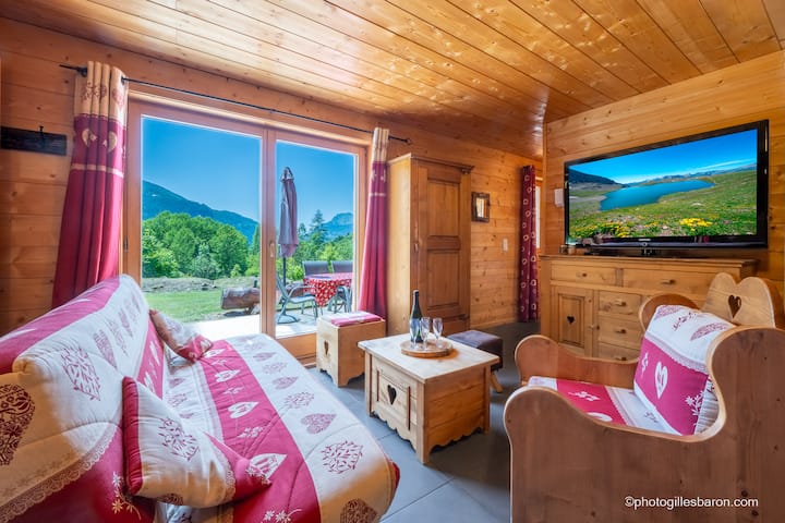 La Marmotte - Logement Au Calme Avec Jacuzzi - Réallon