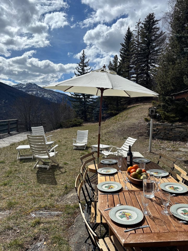 Grand Chalet Vue Exceptionnelle Au Cœur Du Queyras - Abriès