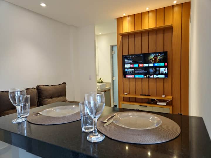 2qtos Com Ar E Vaga. 250mt Da Praia. Infinity 906. - Vila Velha