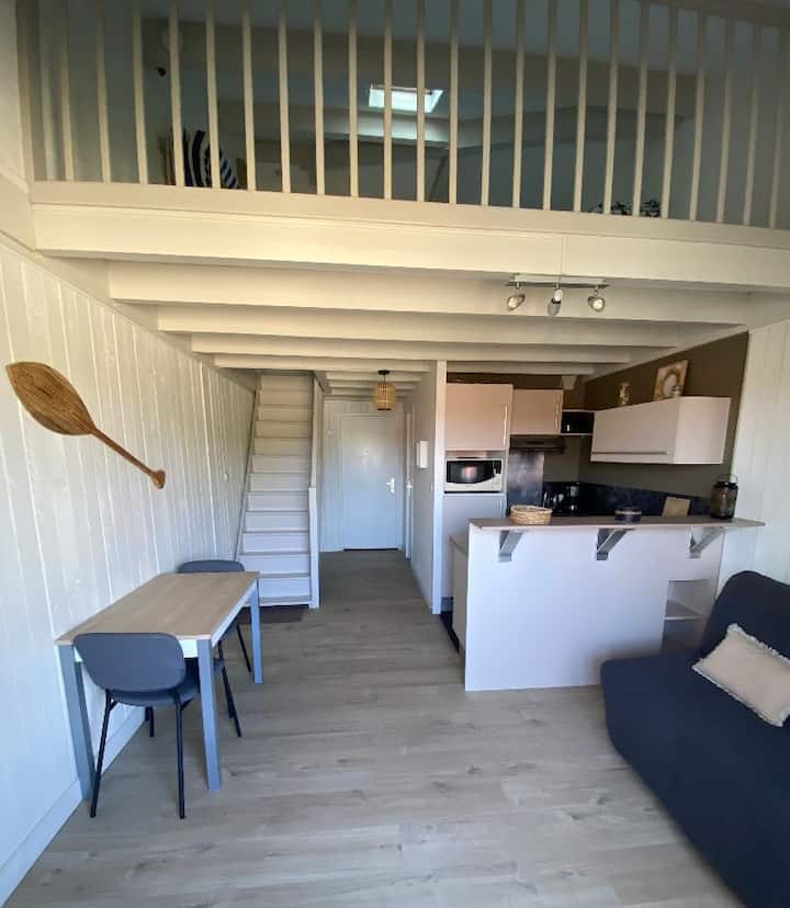 Studio Mezzanine à 150 M De L'océan - Landes