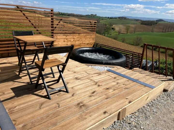 Chalet Avec Jacuzzi - Tarn