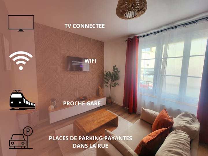 La Pause Plaisir - Studio à La Gare - Caen