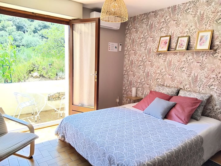 Studio  2*, Clim, Terrasse - Amélie-les-Bains-Palalda