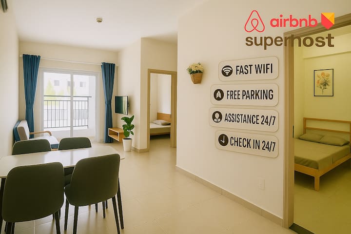 Cozy Apt 60m2 2br+ 2bath, 5' To Nha Trang Beach - Vietnam