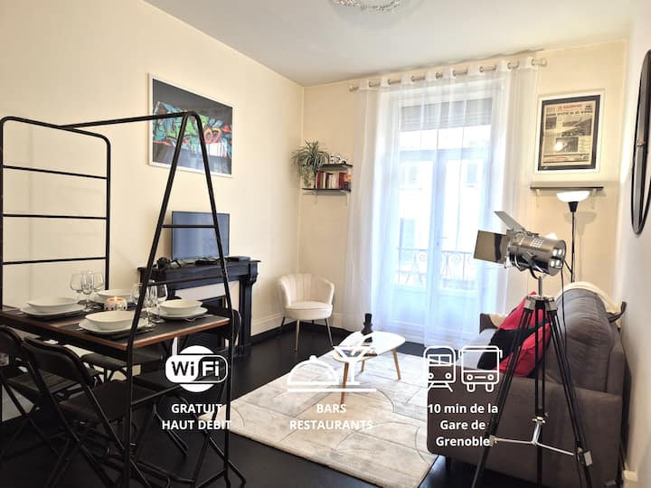 Le 102 - Appartement Cosy - Hyper-centre - Échirolles