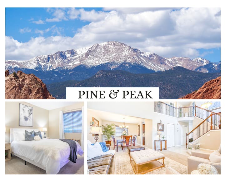 Pine & Peak, Bright, Airy Home With Big Views - Colorado Springs, CO