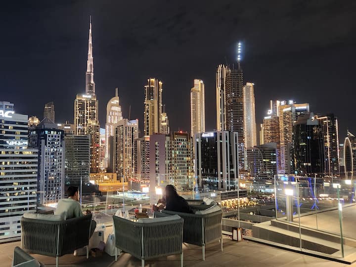 833 Keys | Studio | Pool Has Burj Khalifa View - Dubai