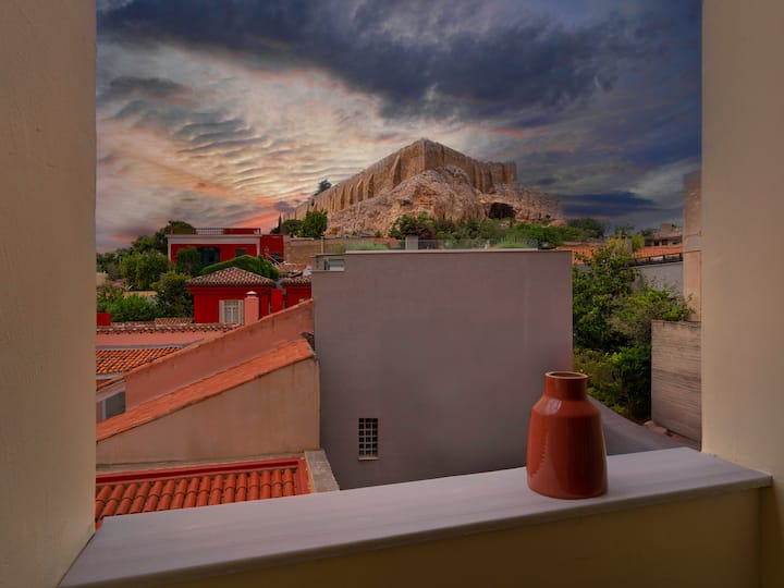 New!the Acropolis Window In Plaka-luxury Apartment - Athens
