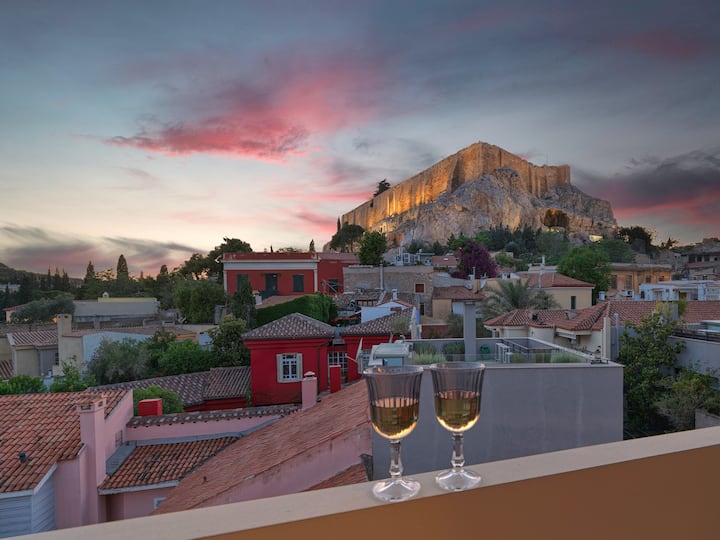 New!the Acropolis Window In Plaka-luxury Penthouse - Athens