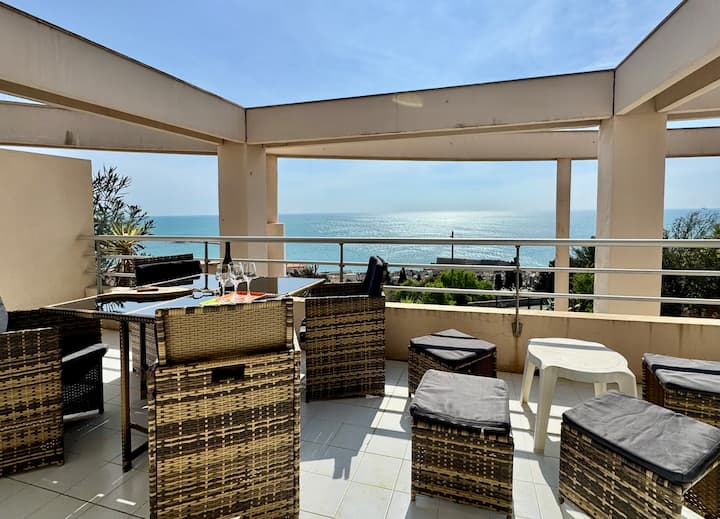 ÉVasion Face à La Mer Avec Piscine + Garage - Sète