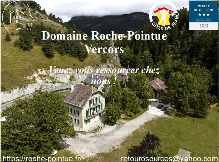 Grand Gîte De La Roche Pointue - 21 Pers - Domaine - Villard-de-Lans