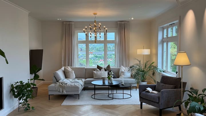 Stor Sentral Leilighet Med Utsikt Og Parkering - Bergen