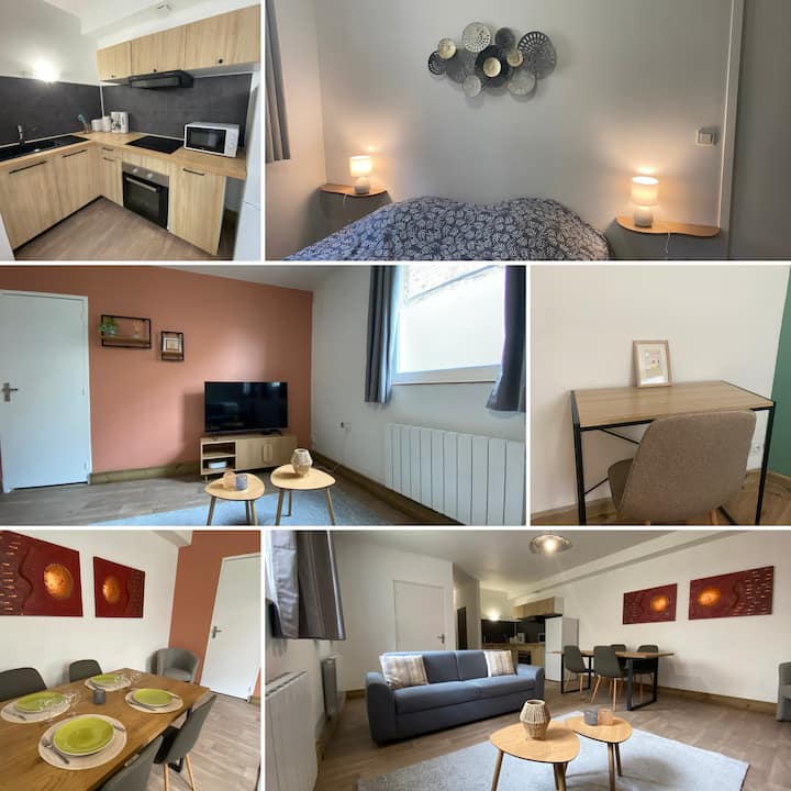 Le Terracotta –  Cosy,  Centre Ville,  Fibre - Ardres