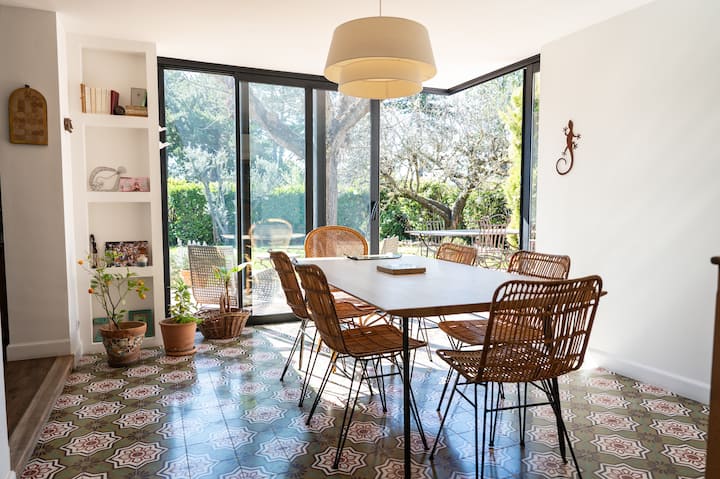 Maison Au Village Du Soleil-jardin-proche D'aix - Venelles