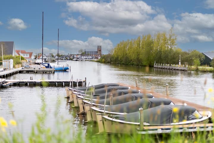 Cozy 3p Chalet Near Lake In The Heart Of Friesland - Frisia