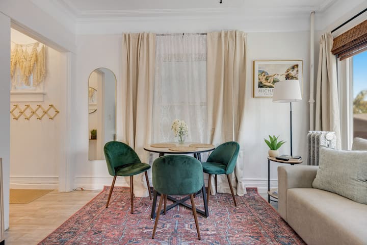 Retro Style 1bed W/king Bed, Steps Form Beach - 샌타모니카